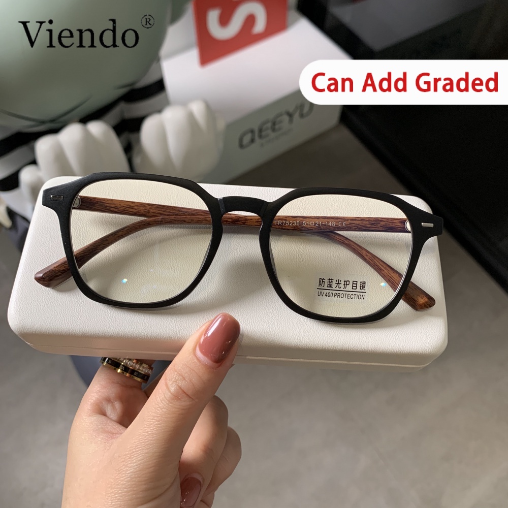 Viendo Photochromic Anti Radiation Graded Eyeglasses For Women Men ...