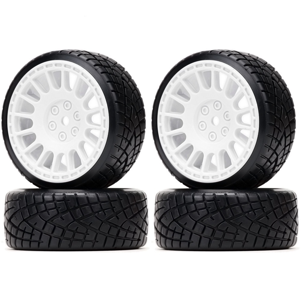 1/10 4Pc AX102-6013 Plastic RC Car Wheels Rims Drift Tires for Rc Car ...