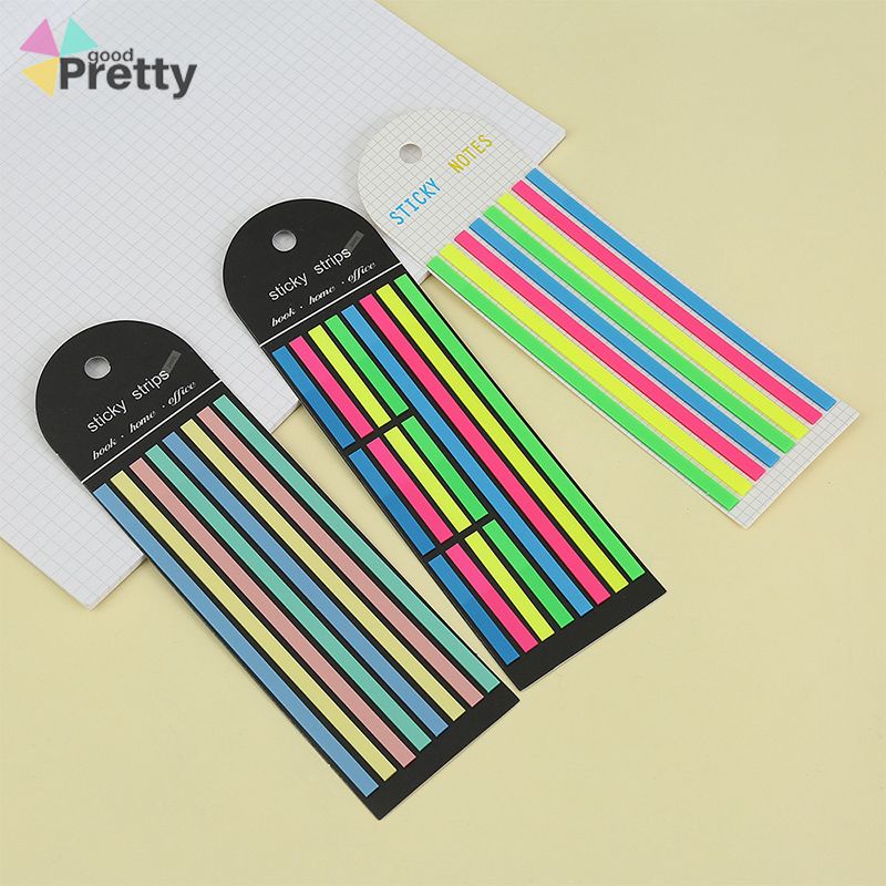 160 Sheets Transparent STRIP Sticky Note / Transparent Highlighter ...