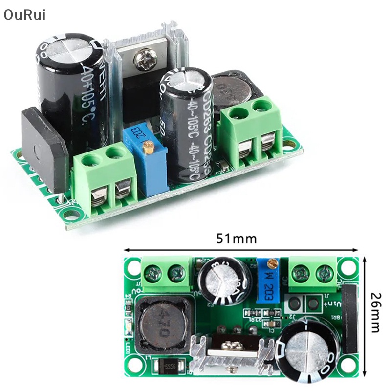 【OR】 AC/DC To DC Buck Step Down Converter Module LM2596HV Adjustable ...