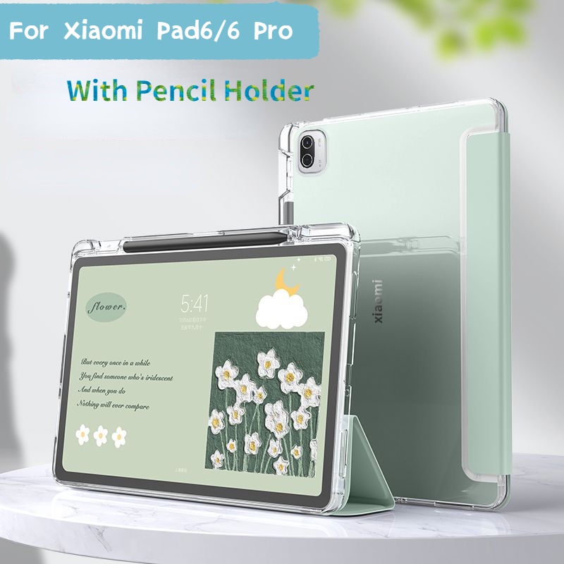 For Xiaomi Mi Pad 6/6Pro 11Inch 2023 Case with Pen Holder Flip Stand ...