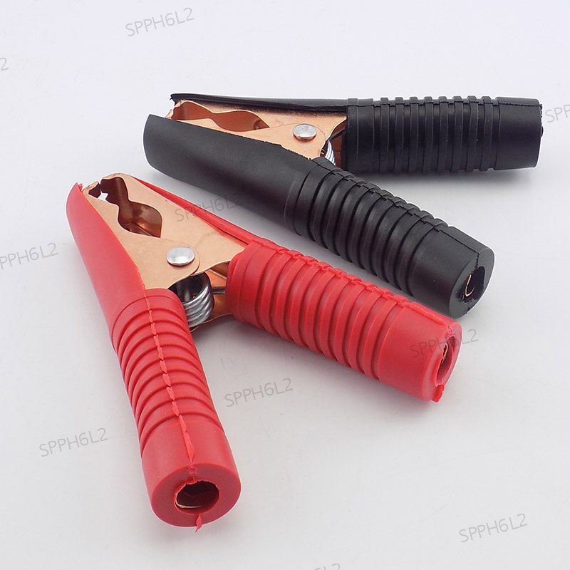 92mm 100A Handle Crocodile Adapter Alligator Clips Battery Test ...