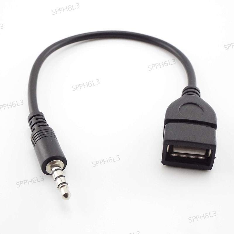 3.5mm jack male to USb Female jack 3.5 male Converter Headphone ...