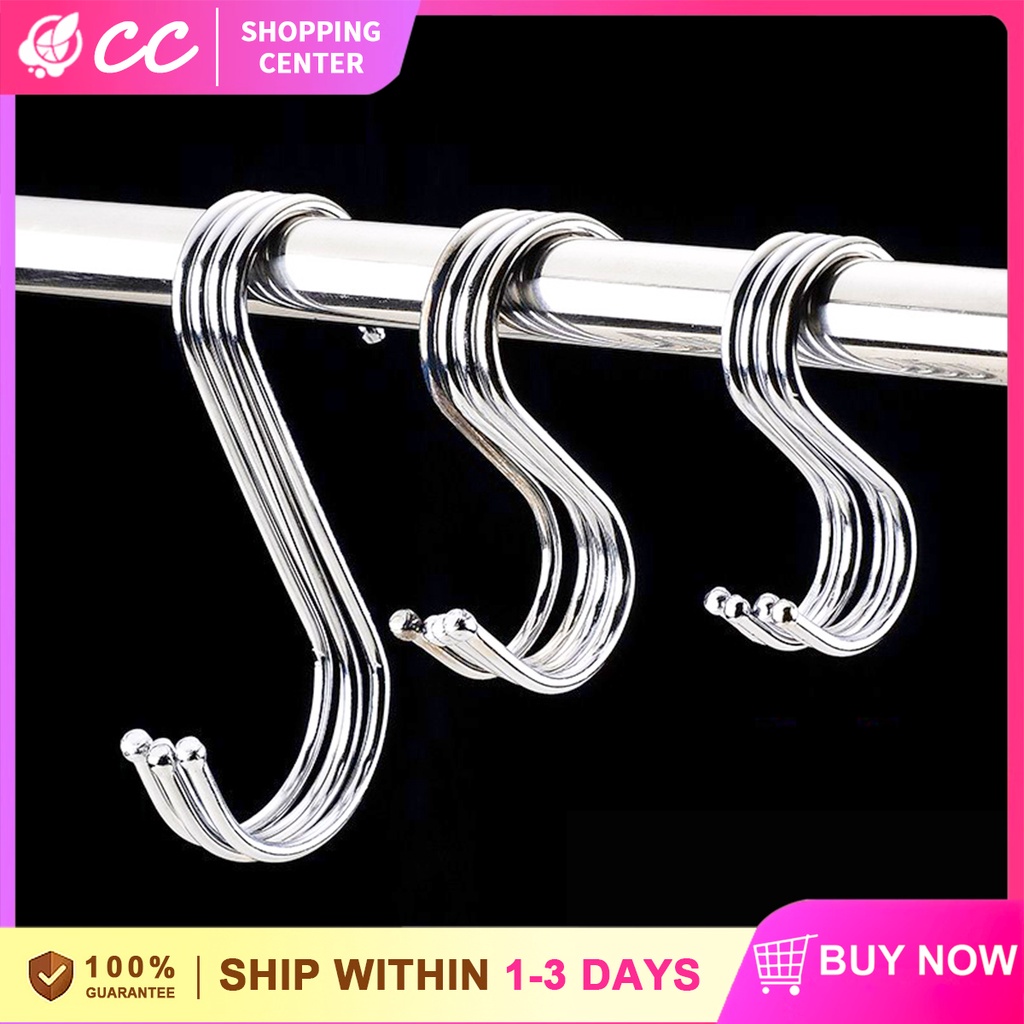Thickened S-type Stainless Steel Heavy-duty Metal Hook Multi-purpose ...
