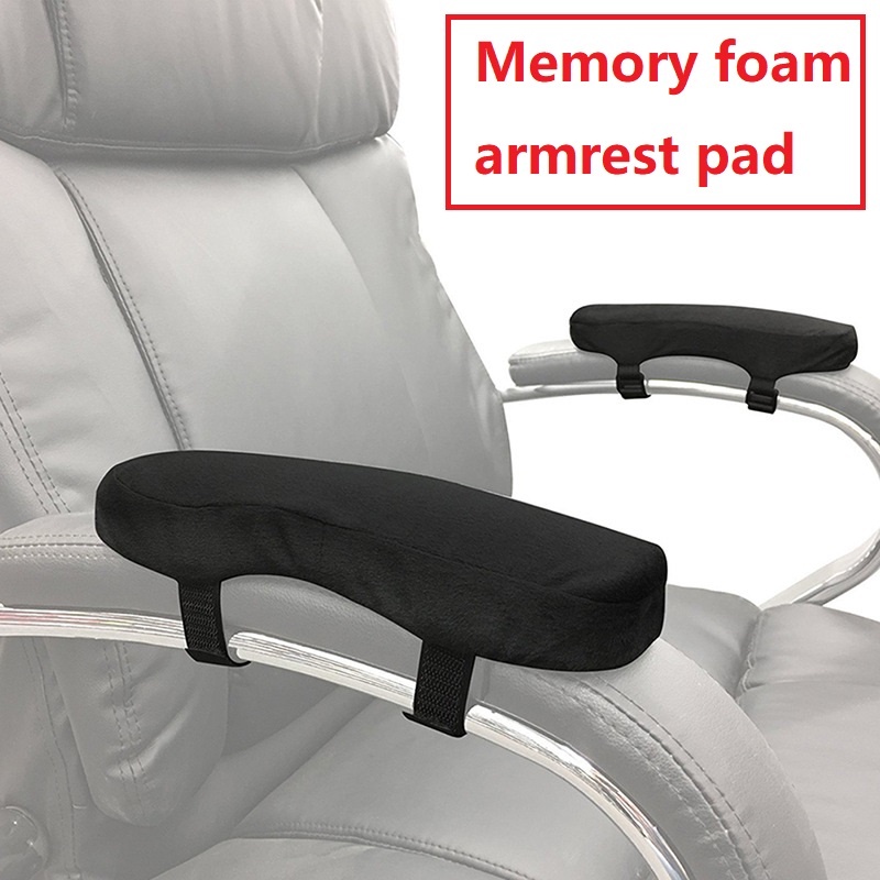 Armrest pad New Slow Rebound Memory Foam Armrest Cushion Pad Chair Mat ...