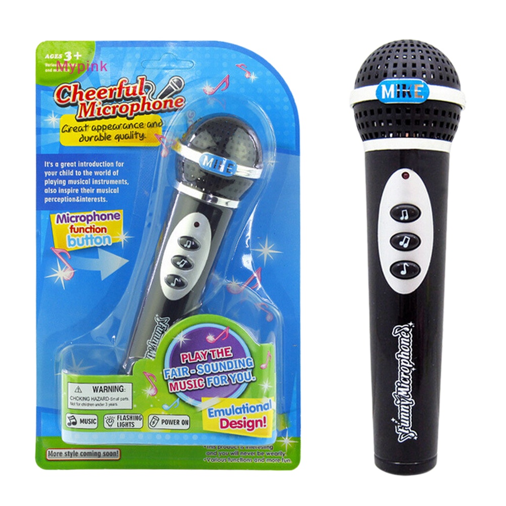 Mypink 1 Pcs Microphone Toy Mic Karaoke Singing Musical Toy New Style ...