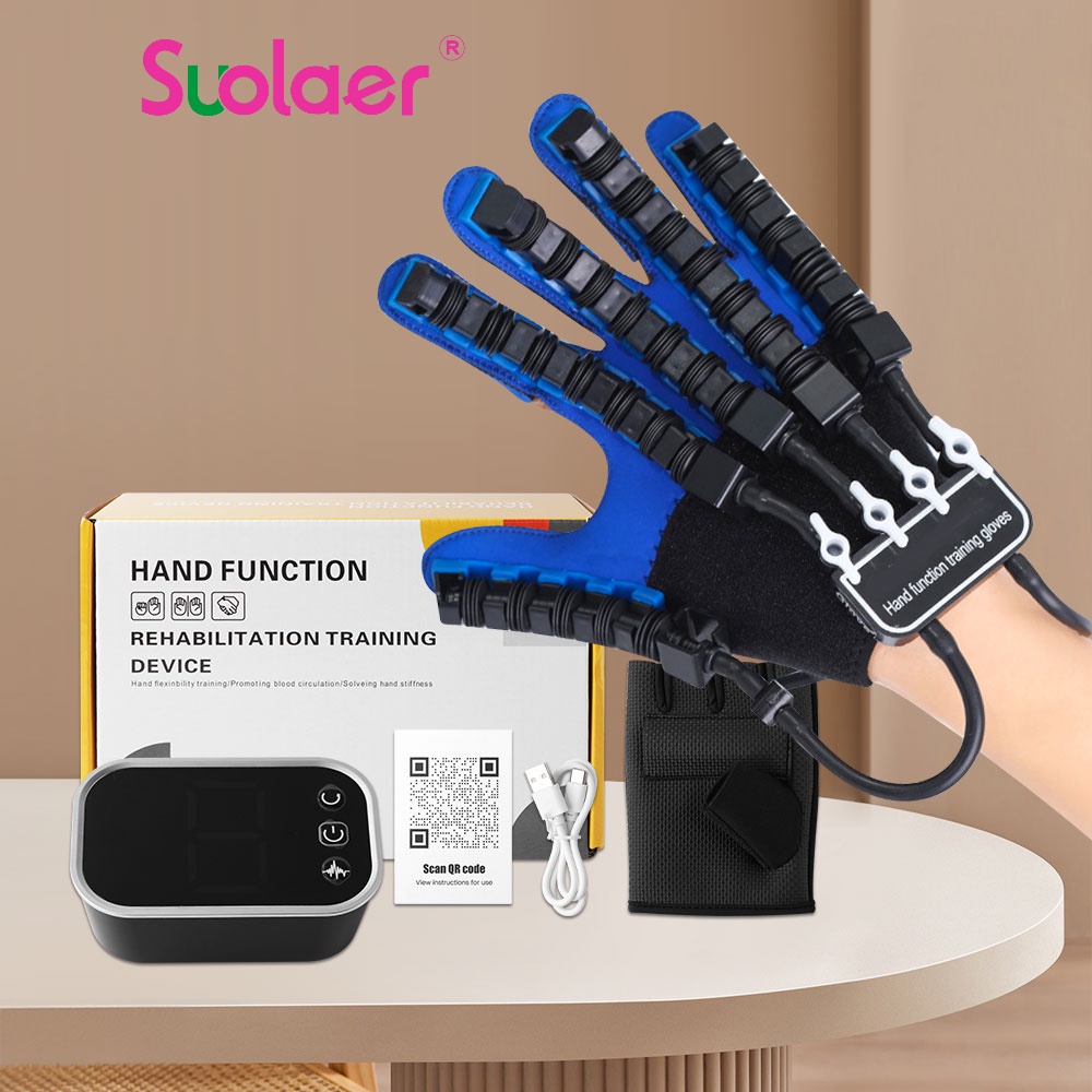 Hand Rehabilitation Robot Physiotherapy Gloves Hemiplegia Device Stroke ...
