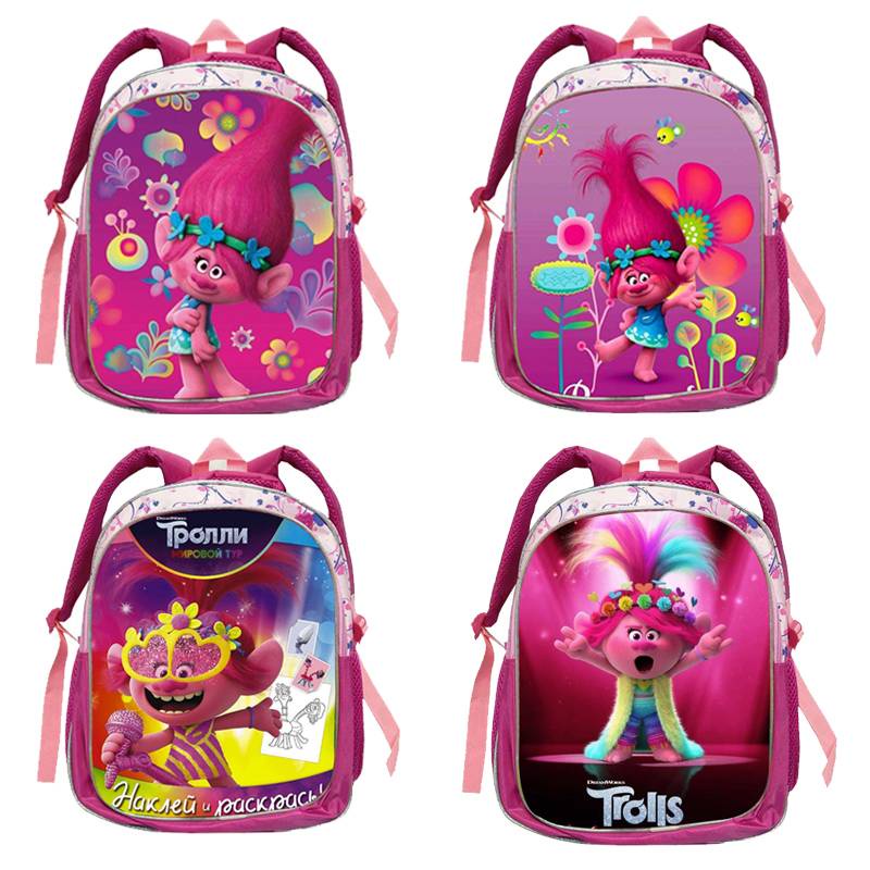 Kira Trolls Backpack for Student Large Capacity Breathable Printed ...