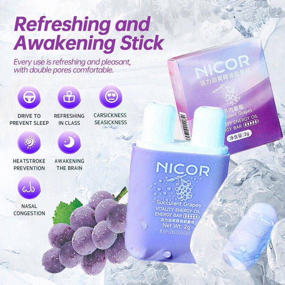 Nicor Cleansing Nasal Herbal Box Essential Double Hole Energy Bar ...