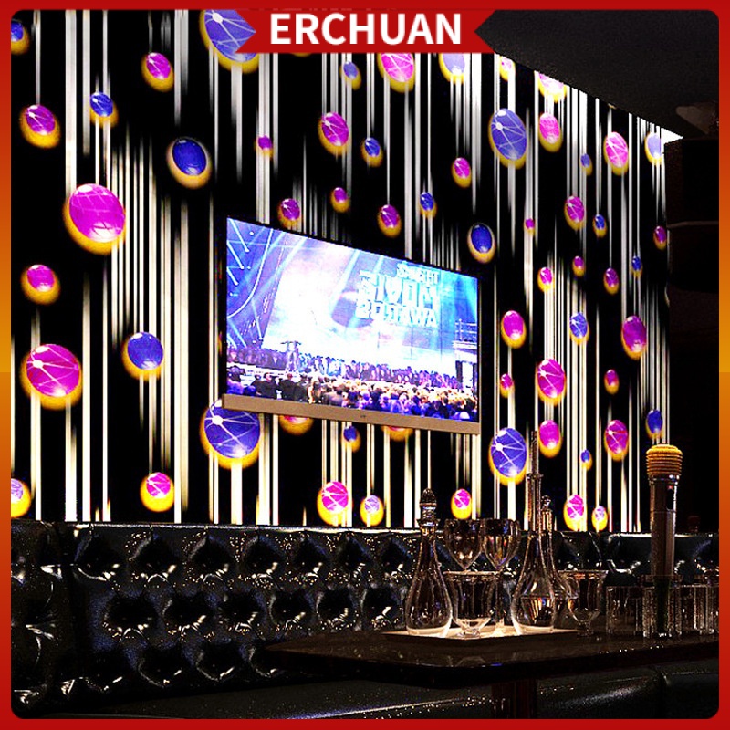 KTV Wallpaper 3d 3d Special Fashion Flash Wall Cloth Bar Hotel Fancy ...