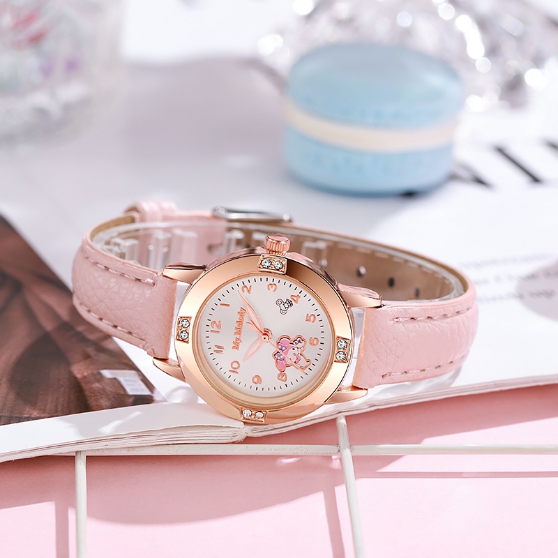 New Cartoon Sanrio My Melody Watch with Rose Gold Diamond Latest ...