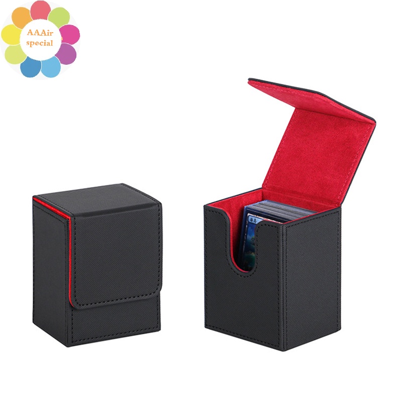SEMEBY Trading Card Deck Box Durable Sturdy Card Storage Container ...
