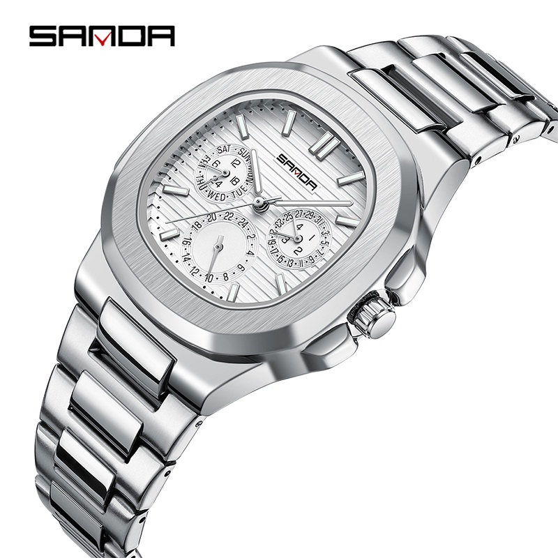 Sanda Men Direction Thread Business Leisure Fashion Single Calendar ...