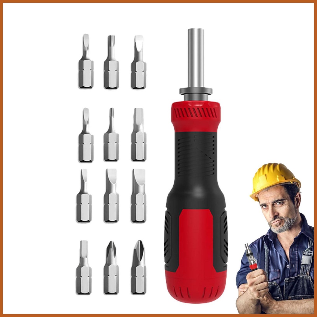 Multi Head Screwdriver 13-in-1 Multi Screwdriver Tool Universal Ratchet ...