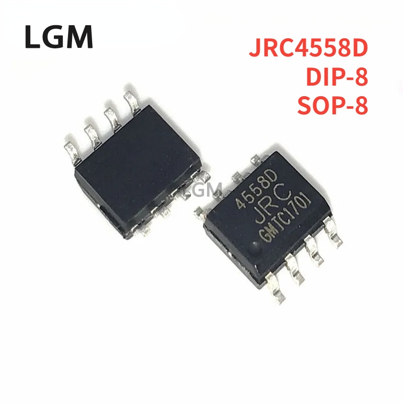 100/50Pcs Original JRC4558D SOP8 DIP8 NJM4558D NJM4558 4558D JRC4558 ...