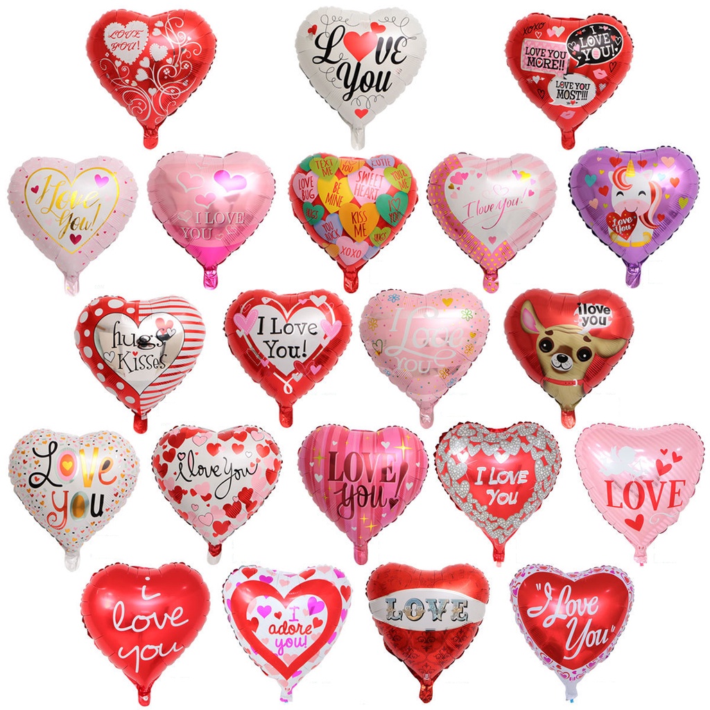 18 Inches Heart Valentine's Day Mother's Day Wedding Love Theme I Love ...