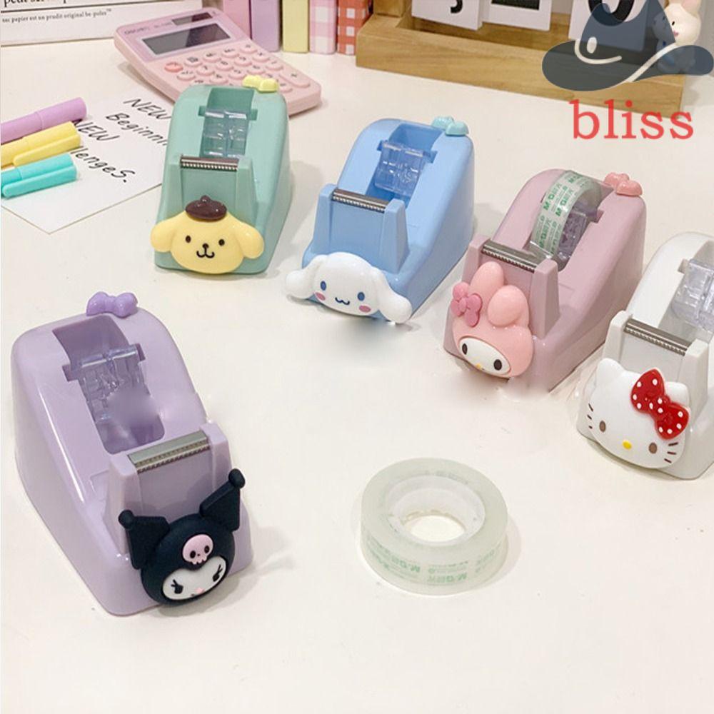 BLISS Tape Dispenser, DIY Decoration Gift Wrapping Tape Holder Cutter ...