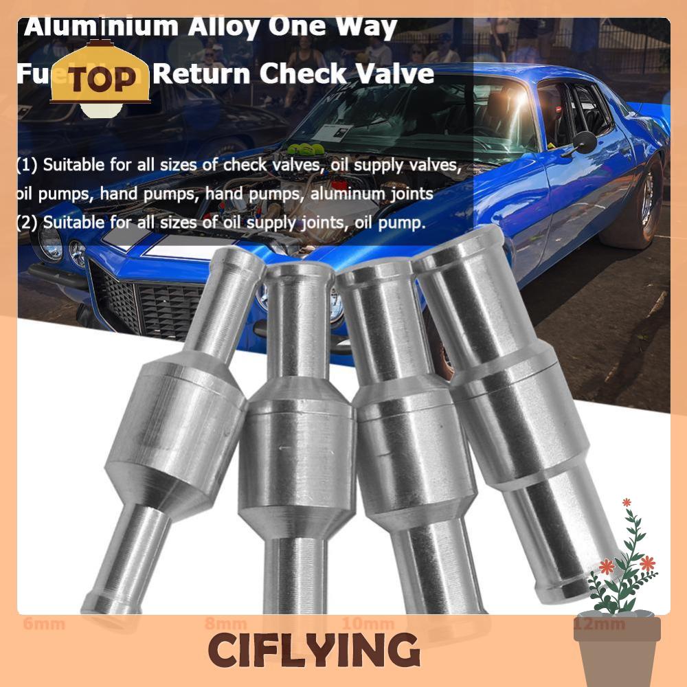 Aluminium Alloy Fuel Check Valve Universal One-way Check Valve Petrol ...