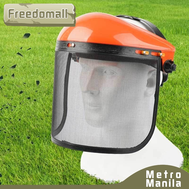 Garden Mask With Full Face Mesh Stainless Steel Garden Grass Trimmer ...