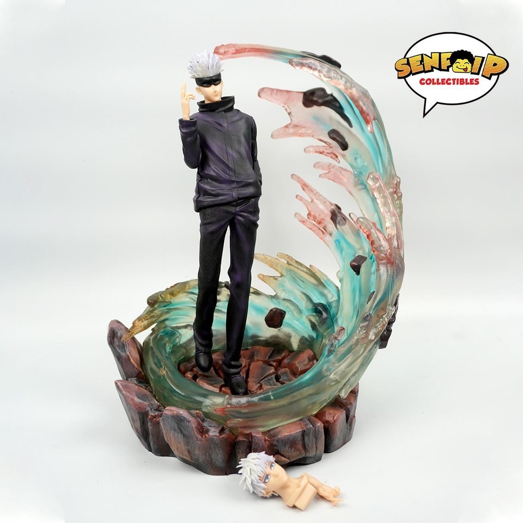 HQKO Large Gojo Satoru Action Figure with Light Anime Jujutsu Kaisen ...