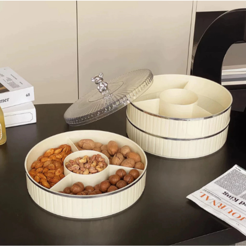 Jam Tray 1-Tier Silver BearCNY for Candies and Sunflowers CNY | Shopee ...