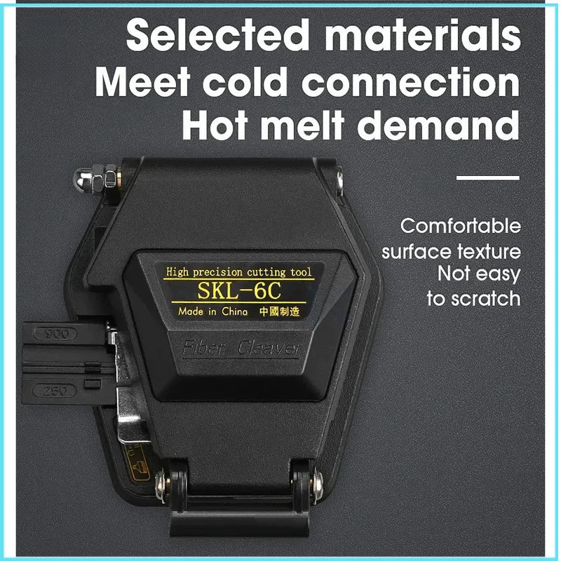 Fiber Optical Cleaver SKL-6C Cutter Cable Cutting Tool 16 Surface Blade ...