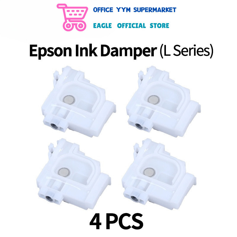 4 Pcs Ink Damper Dumper for Epson L110 L120 L360 L1300 L1800 L800 L805 ...