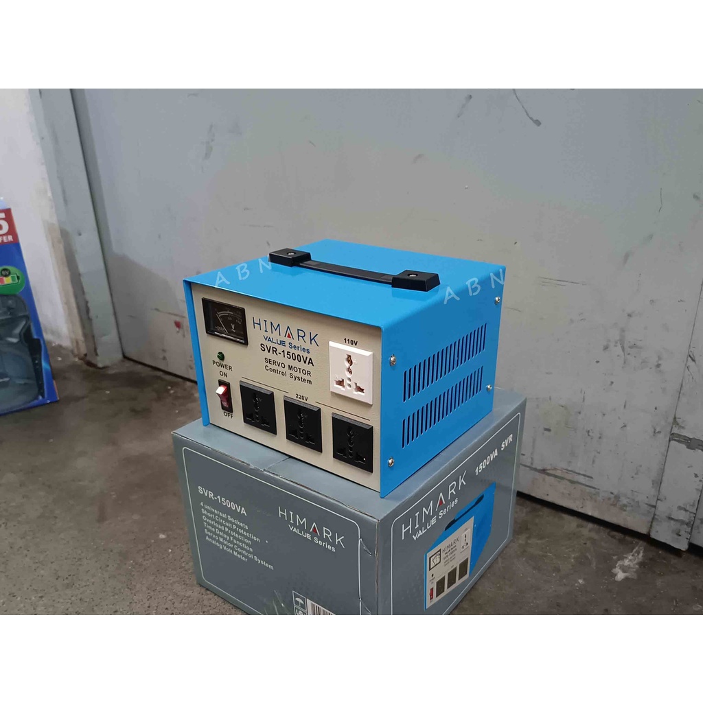 Voltage Regulator Automatic Servo Motor Control System AVR SVR-1500VA ...