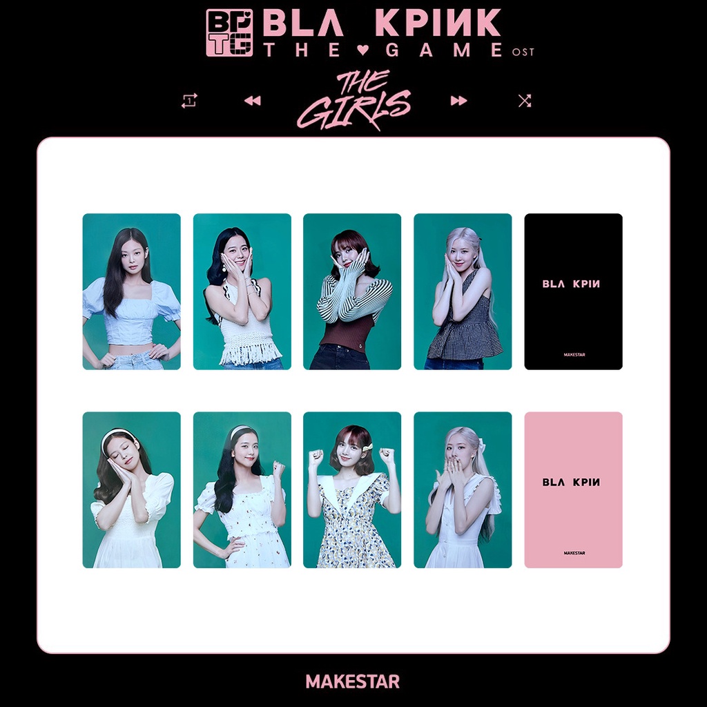 Kpop BLACKPINK BPTG Peripheral MS Special Card Collector Card Photo ...