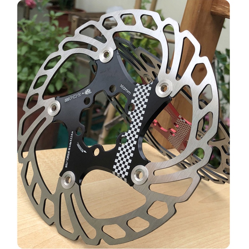 IIIPRO Bicycle Floating Rotors 160mm Rotor Road Mountain Bike Stainless ...