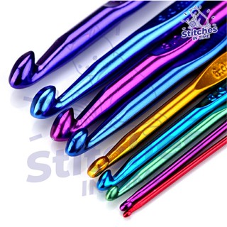 ST Aluminum Crochet Hook Knit Soft Milk Cotton Yarn Ahook 1Pc | Shopee ...