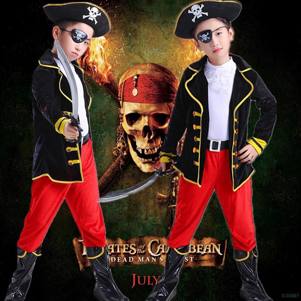 Halloween Pirate King Prince Cosplay Costumes United Nation Costume for ...