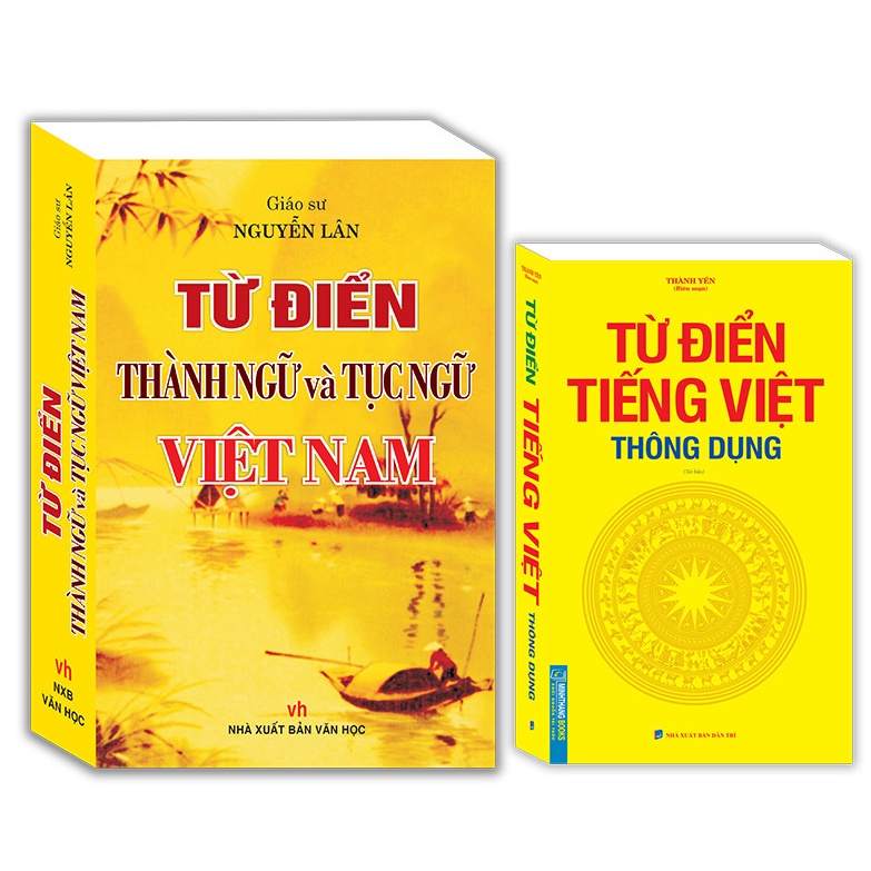 Combo 2c - Dictionary of Vietnamese idioms and proverbs (gold) - common ...