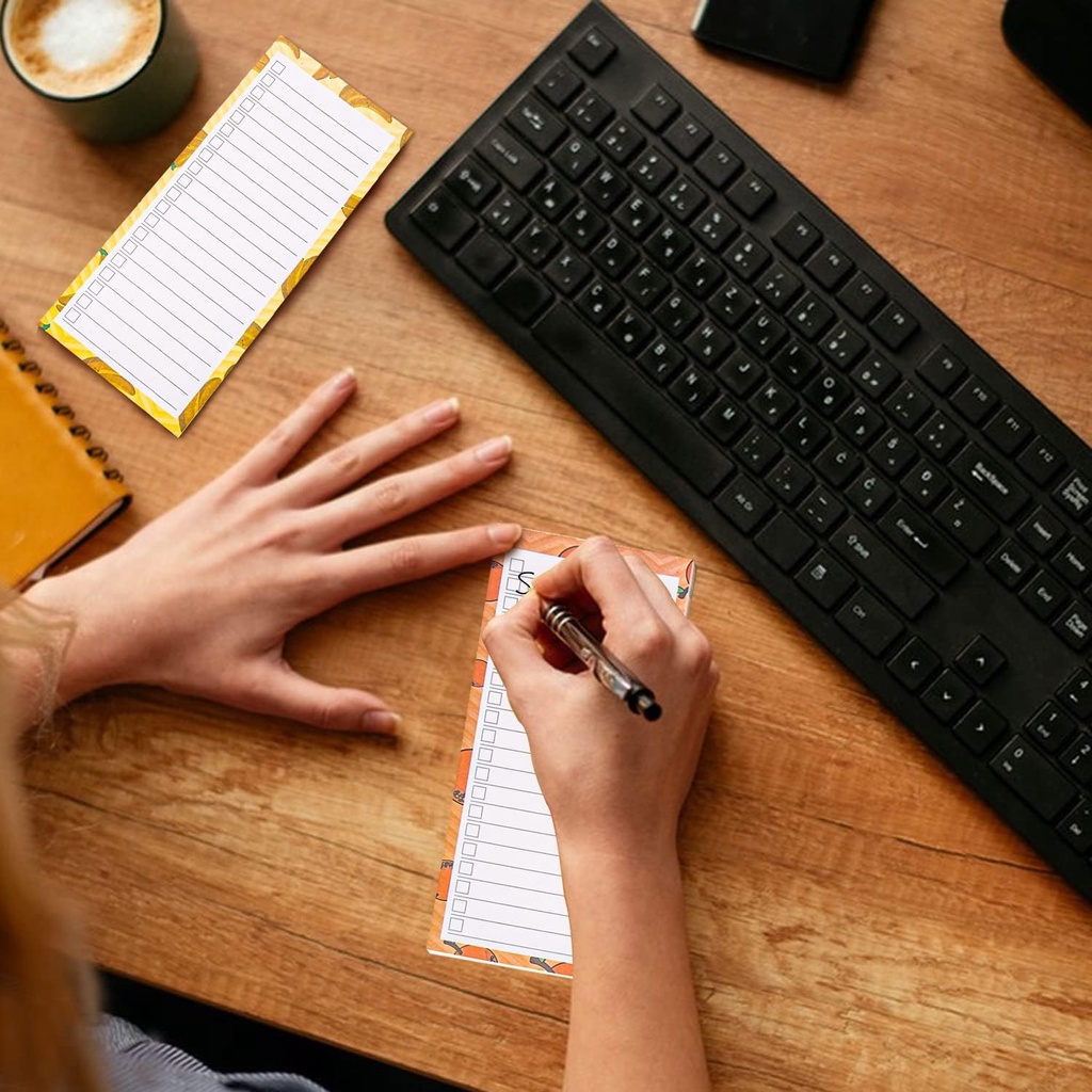 50 Sheets Per Note Pads,Magnetic Notepads for Refrigerator, Grocery ...