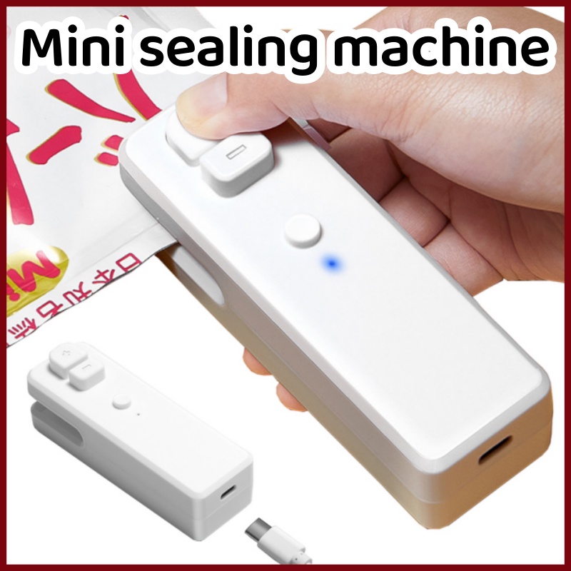 Rechargeable USB Charging Mini Sealing Machine Household Snack Plastic ...