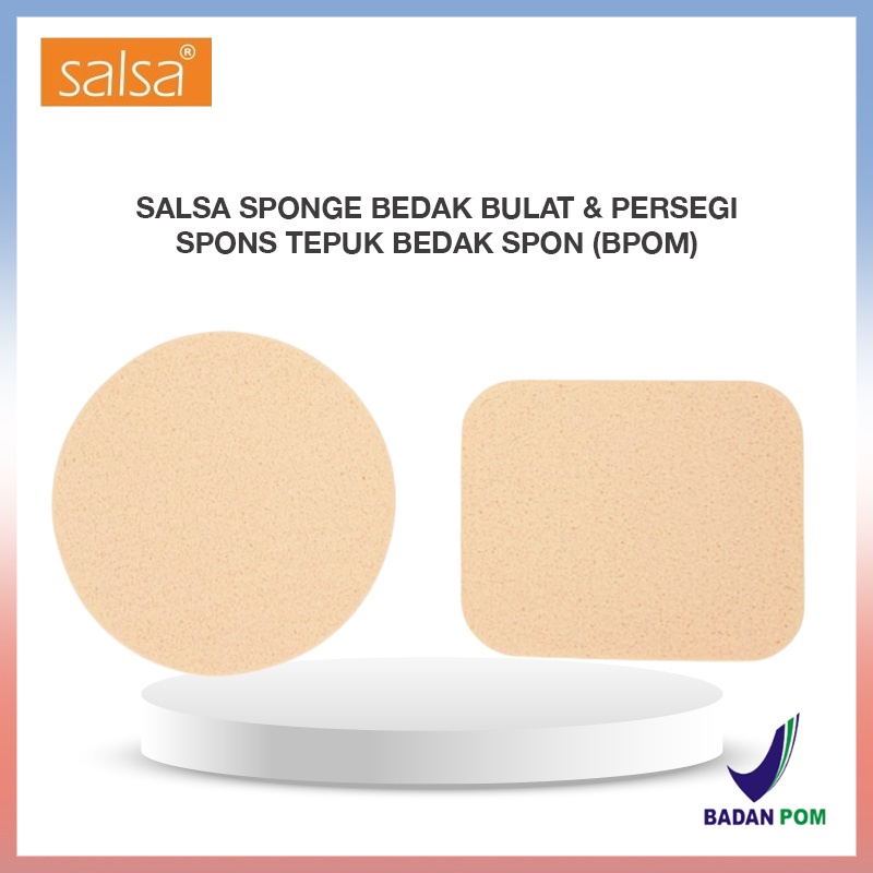 Salsa Powder Sponge Square Round Puff pat Sponge soft hygienic Powder ...