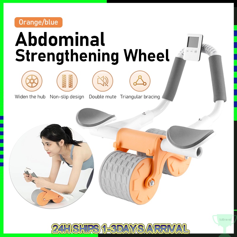 Ergonomic Handle Abdominal Muscle Wheel Beginner Support Rebound ...