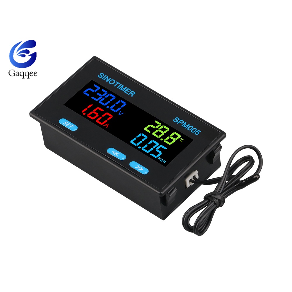 GAQQEE Digital Multimeter AC60-300V LCD Display Digital Current Voltage ...