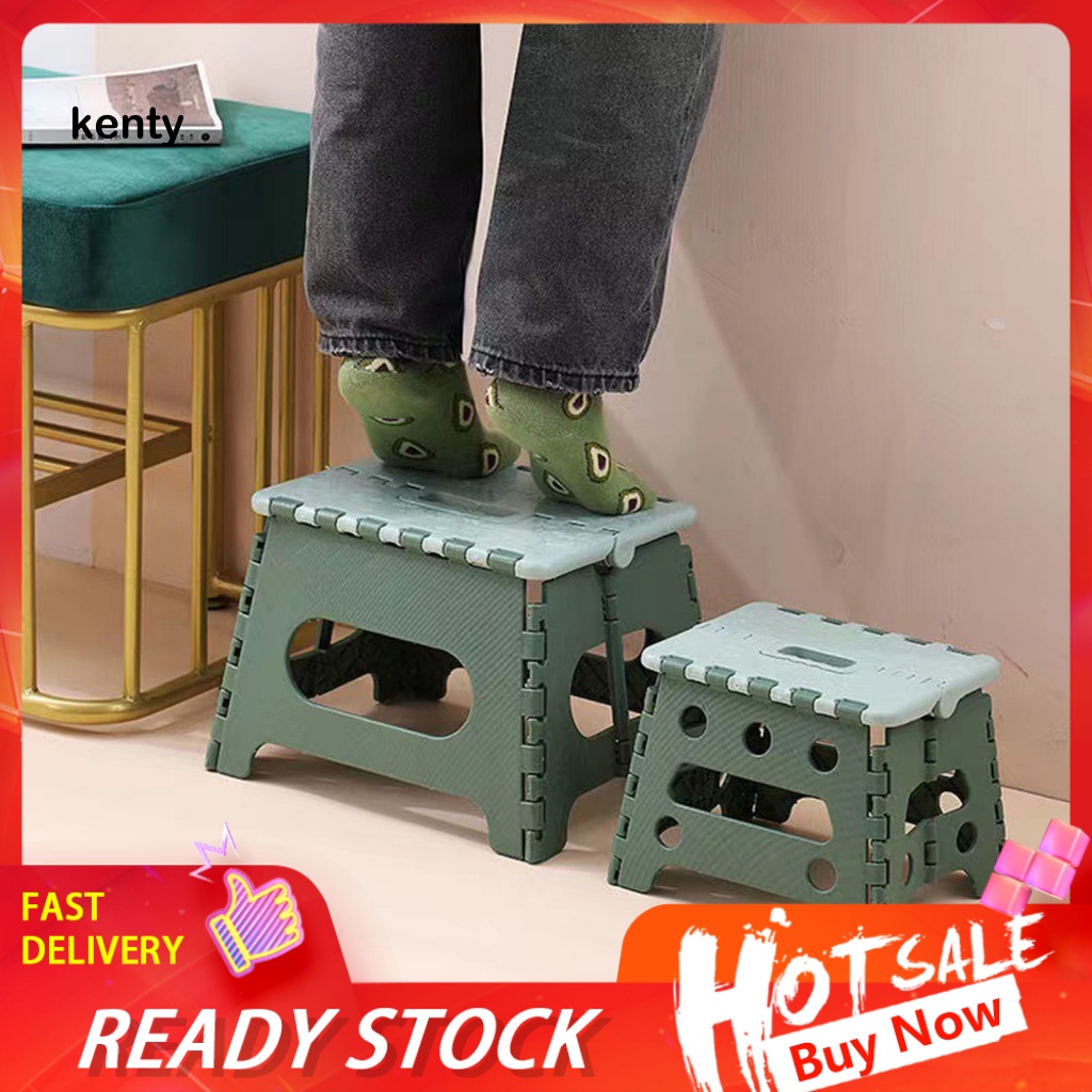 kT Folding Step Stool Ultralight Good Load-bearing Not Easily Deformed ...