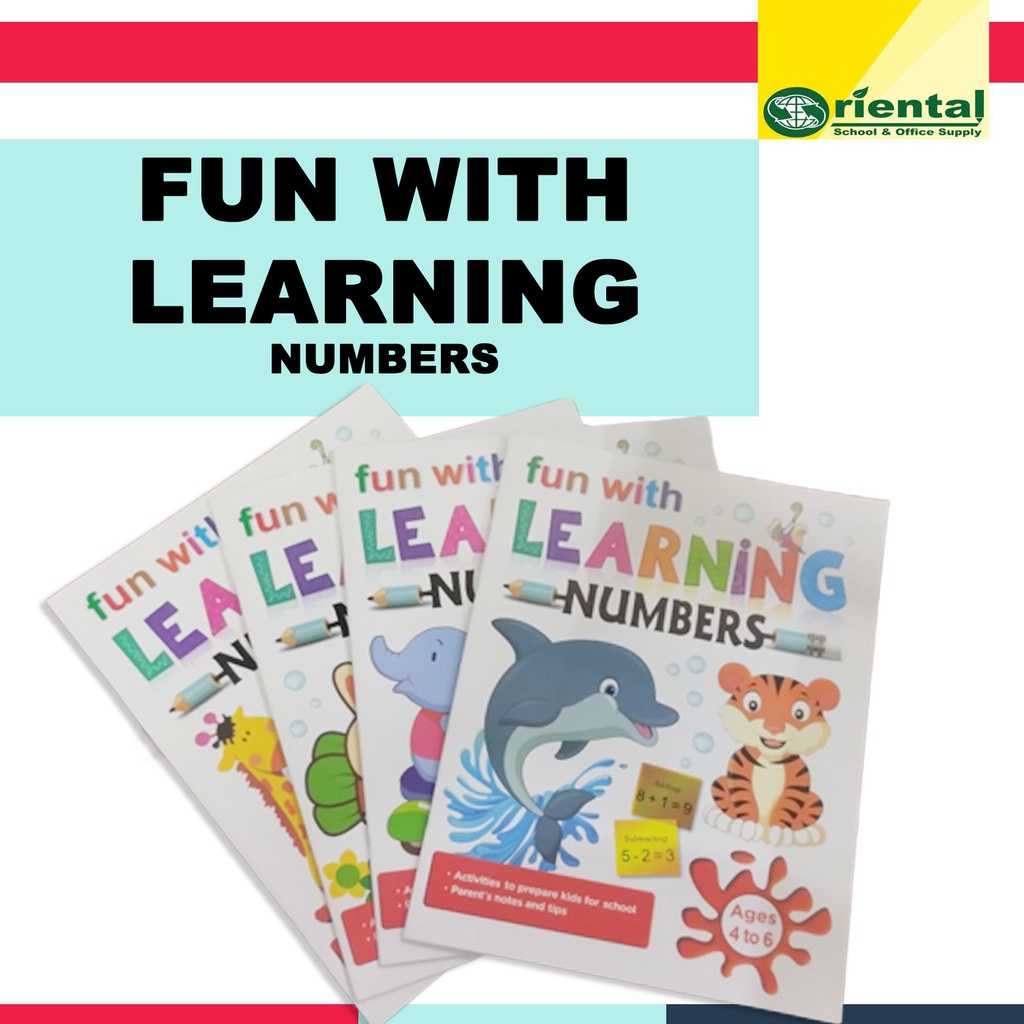 Fun with learning numbers 32 Pages Activity Books Fun Way to Teach ...