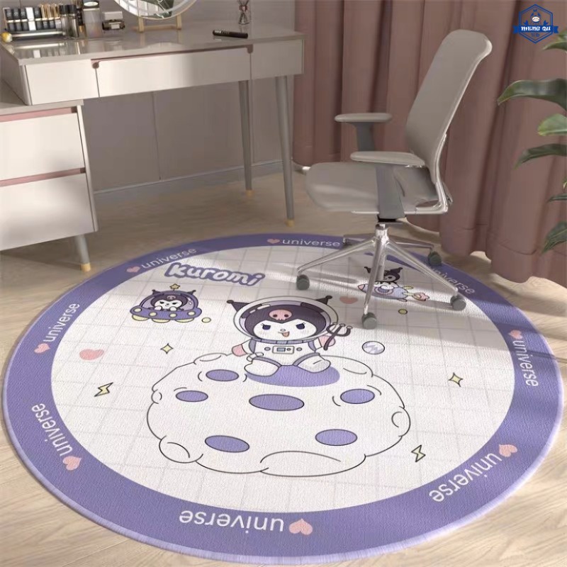 sanrio Floor mats circular dots esports computer chairs floor mats room ...