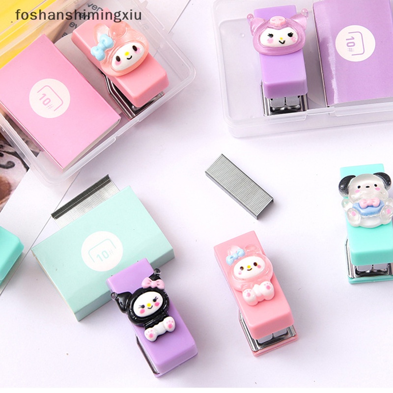 foshanshimingxiu Cute Cartoon Mini Stapler Set Kawaii Portable Stapler ...
