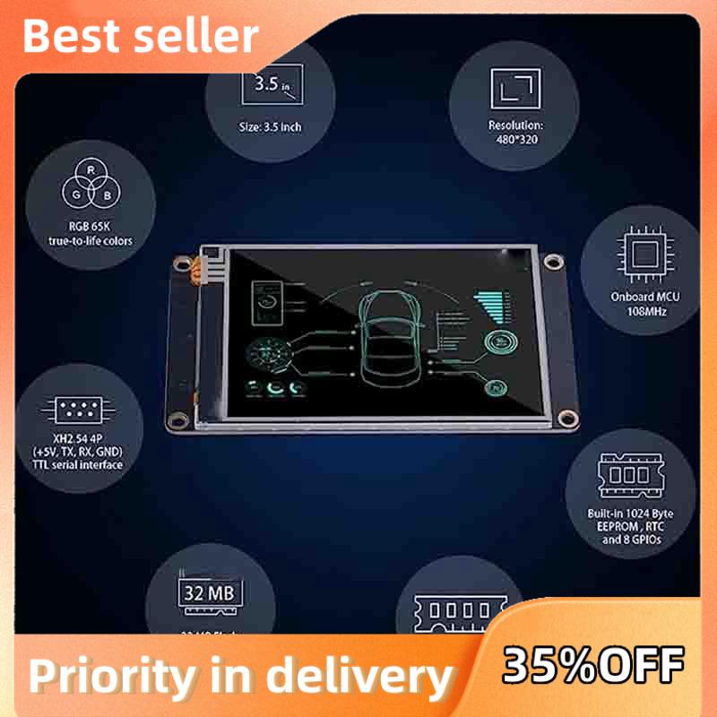 Nextion Hmi Lcd Touch Display Nx4832k035 3 5 Inch Resistive Display Enhanced Series Uasrt Tft
