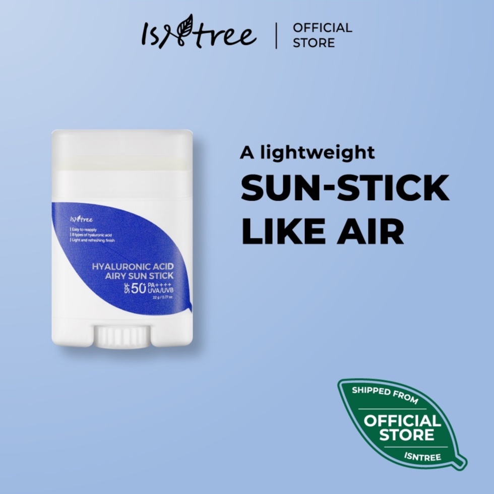 Isntree Hyaluronic Acid Airy Sun Stick SPF50+ PA++++ 22g | Shopee ...