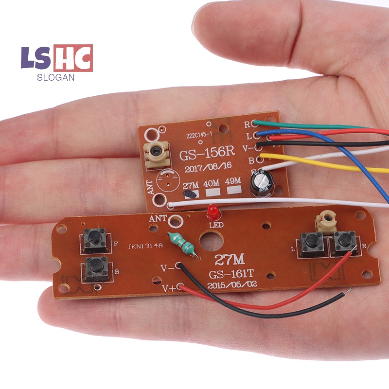 [LSHC] 4CH RC Car Remote Control 27MHz Circuit PCB Transmitter and ...