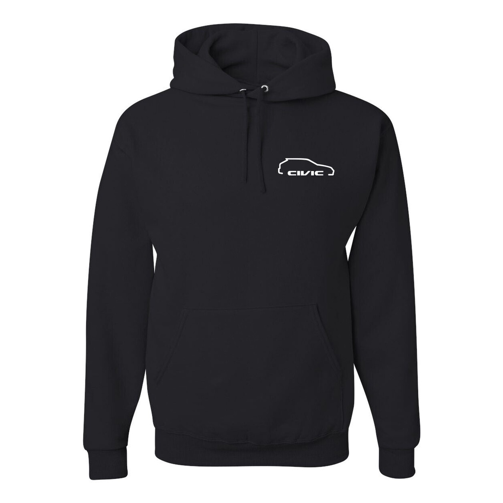 Outline Civic Ek Hatch Hoodie Racing Import Tuner Street Wear Apparel ...