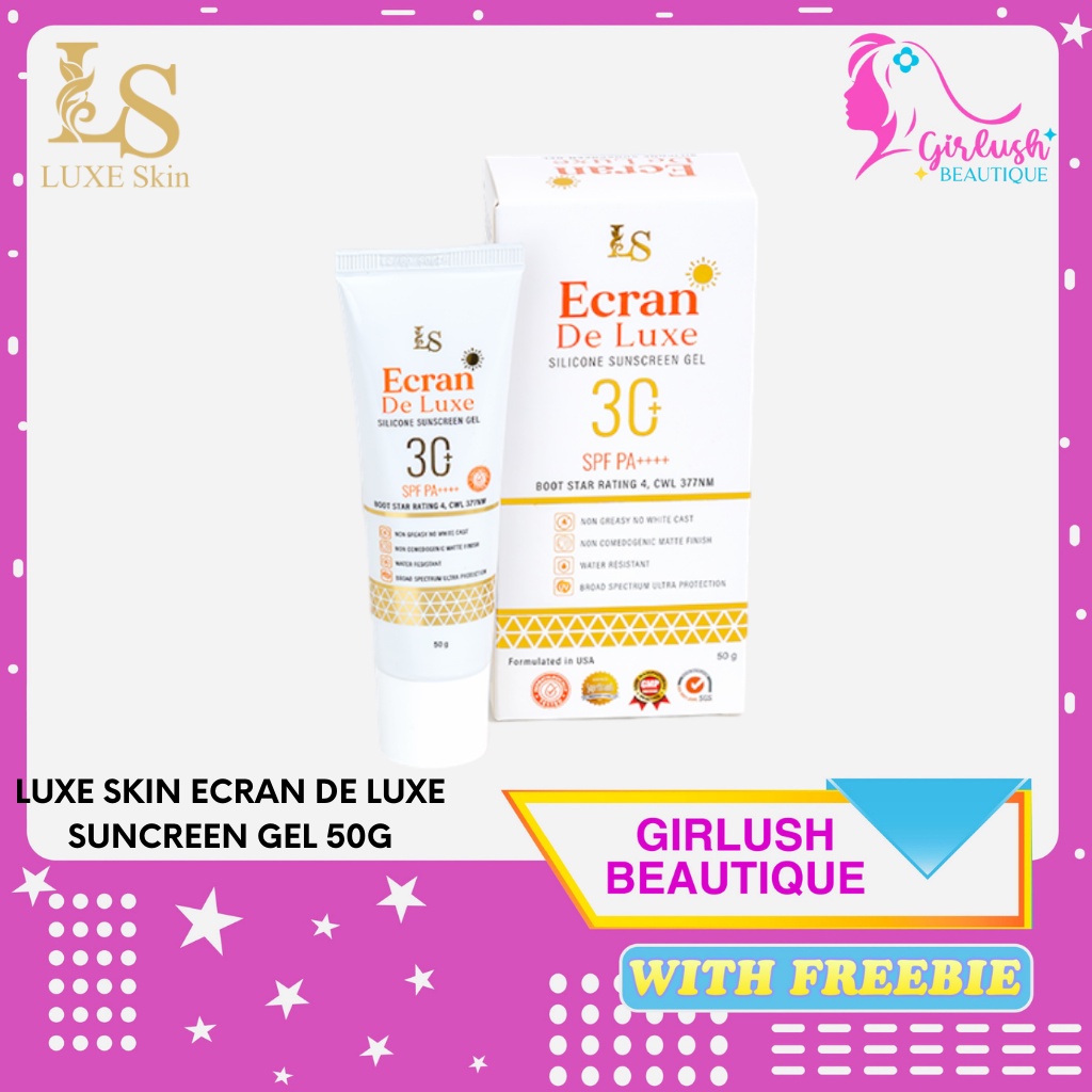 Luxe Skin Ecran De Luxe Sunscreen Gel 50g | Shopee Philippines