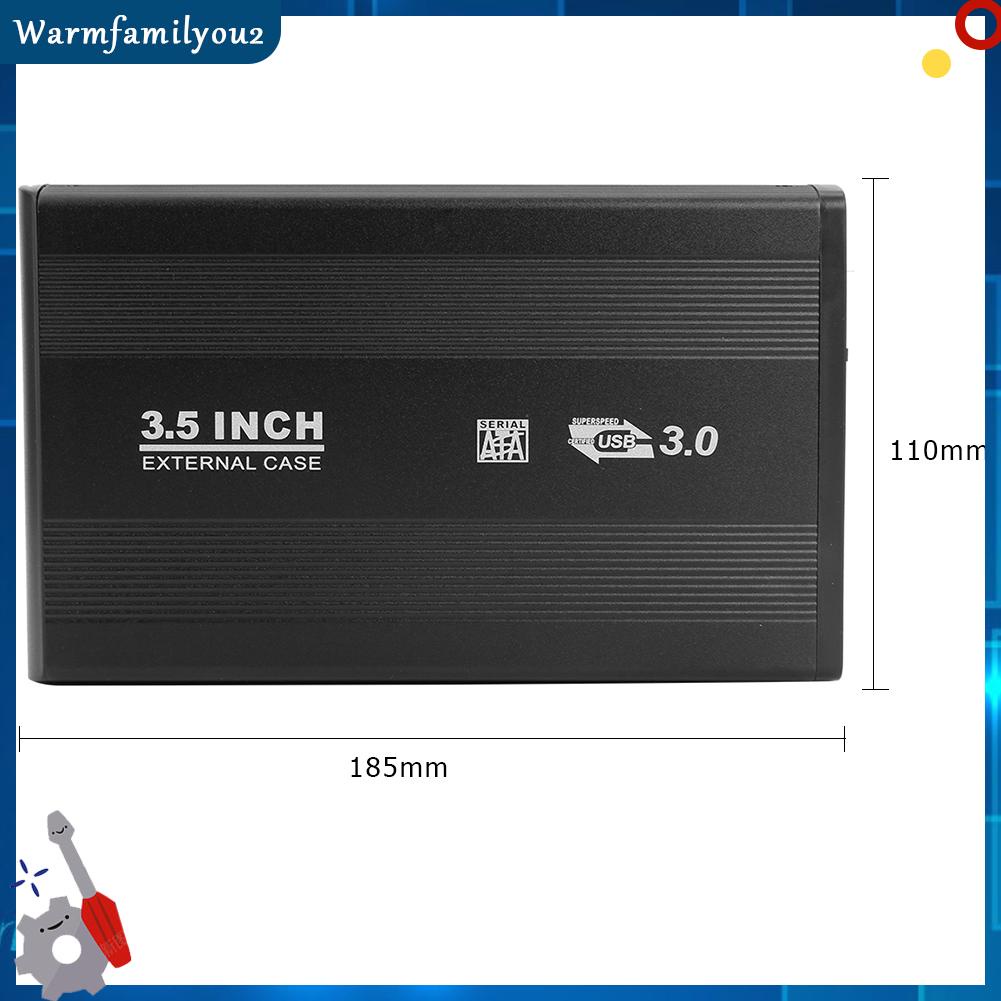 3.5 inch Disk Case SATA to USB 3.0 2.0 HDD SSD Case 6Gbps SATA External ...