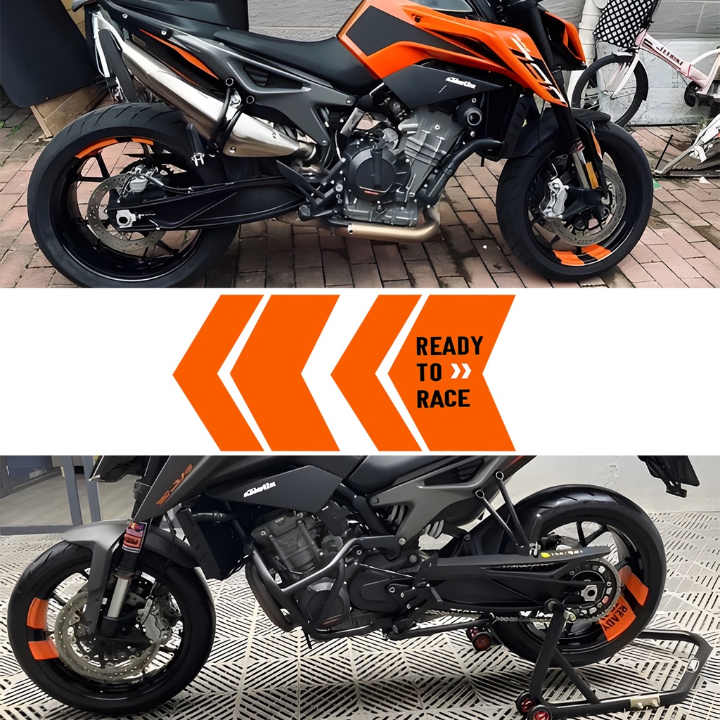 For KTM Motorcycle Sticker 790/1290 Super Duke Modified Arrow Wheel Hub ...