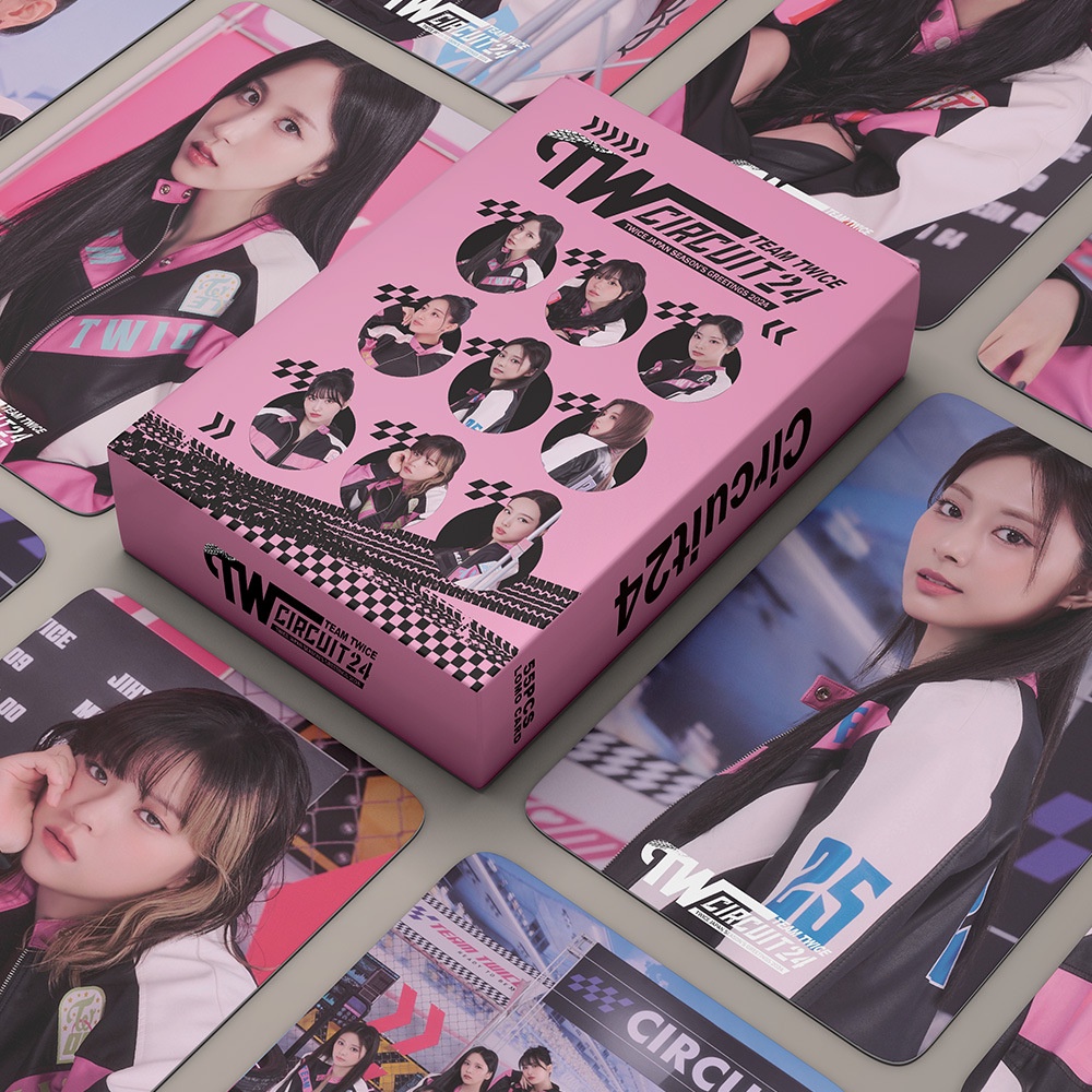 55pcs TWICE Lomo cards JAPAN SEASON'S GREETINGS 2024 Circuit24 Album ...